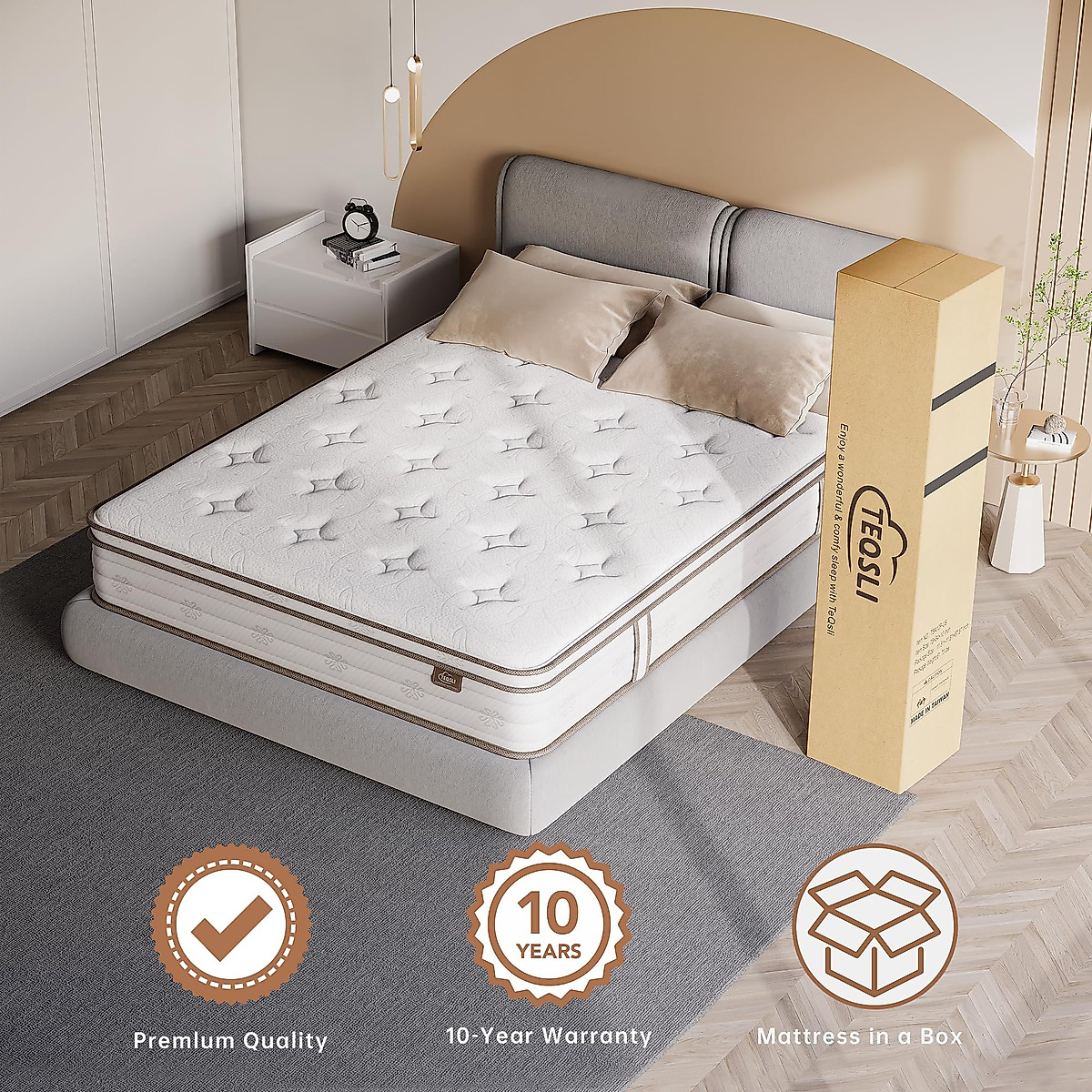 TeQsli 10 Queen Mattress