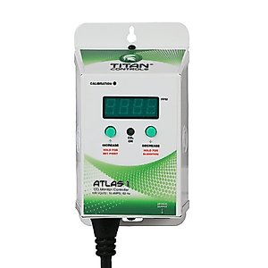 Titan Controls Atlas 1, Remote CO₂ Monitor/Controller for Grow Rooms