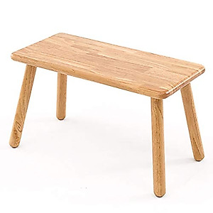 Free Standing Shoe Racks Rubber Wood Wooden Bench Long Bench Dining Stool Change Shoe Bench Household Bed end Stool (Size : 602935cm)