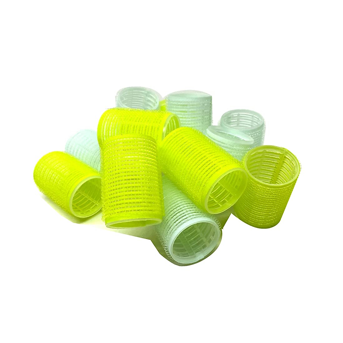 Set of 12-40mm (1-1/2”) Self Grip Hair Rollers Pro Salon Hairdressing Curlers Large For Long Hair