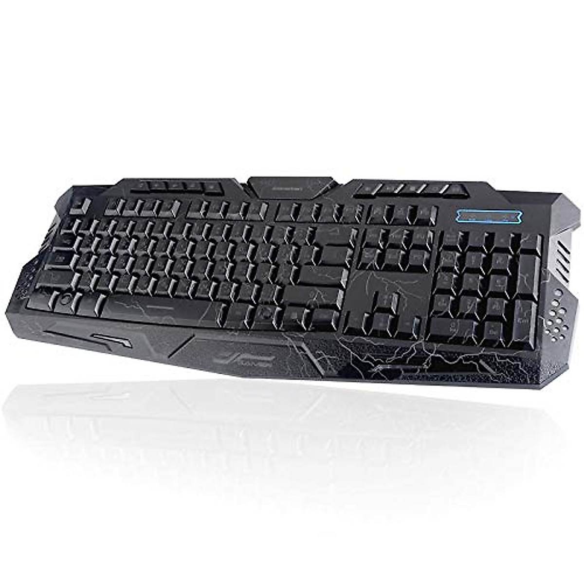 FAIYIWO Excelvan M-200 3 Colors Backlight Wired Gaming Keyboard Fire Cracks FAIYIWO