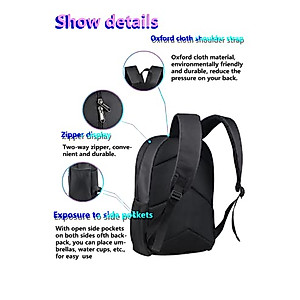 Unisex 3d Printed Lightweight Backpack Travel Bag Sports Backpack Fashion Knapsack 3-One Size