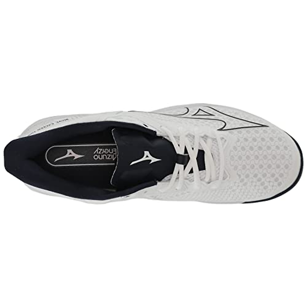 Mizuno Wave Exceed Tour 5 AC Men Tennis Shoe, White-Dress Blue, 9.5