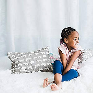 Little Sleepy Head Toddler Pillow, Organic Cotton, Down-Like Fill, Ivory 13 X 18