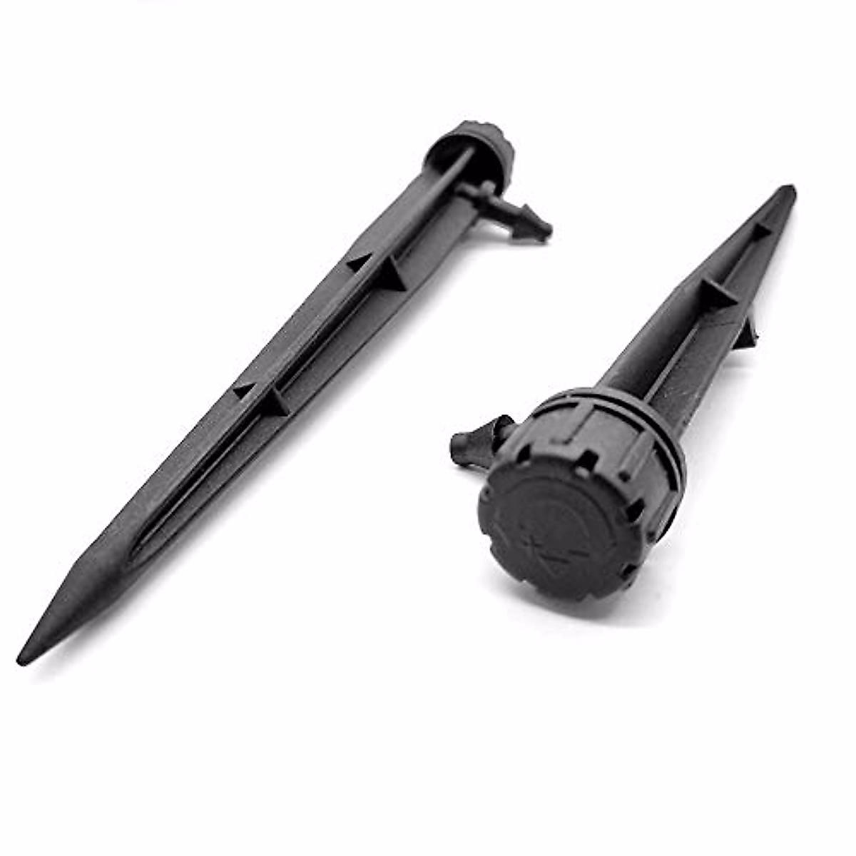 Adjustable Irrigation Drippers,Adjustable 360 Degree Water Flow Drip Irrigation System Drip Emitters for 4/7mm Tube PE Pipe for Flower beds, Vegetable Gardens, Herbs Gardens 50PCS