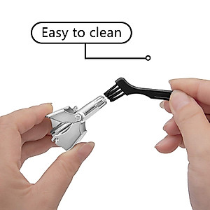 KongLam Stainless Steel Nose Hair Trimmer for Men - Easy to Use, Safe and Painless