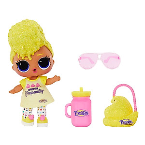 L.O.L. Surprise! LOL Surprise Loves Mini Sweets Peeps - Tough Chick with Collectible Doll, 7 Surprises, Spring Theme, Peeps Limited Edition Doll- Great Gift for Girls Age 4+