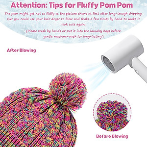 Kids Toddler Winter Hats Touchscreen Scarfs Gloves Set Pompom Beanie Caps Neck Warmer with Fleece for 5-8 Years Old Baby Girls Boys Gifts