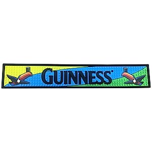 Guinness Toucan Colorful PVC Bar Mat | Guinness Official Merchandise No Spillage Bar Mat