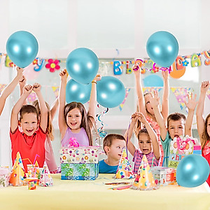 OOTDAY Green Balloons, 50PCS Birthday Balloons, Metallic Balloons, 12inch(30cm) 100% Latex Helium Balloons, Birthday Wedding Baby Shower Graduation Anniversary Party Decorations