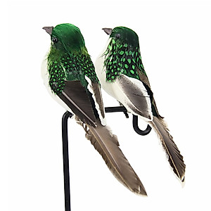 MAOMIA Artificial Foam Bird Mini Simulation Feather Birds Ornaments DIY Craft for Home Garden Wedding Decoration Party Accessories(6.3inch)