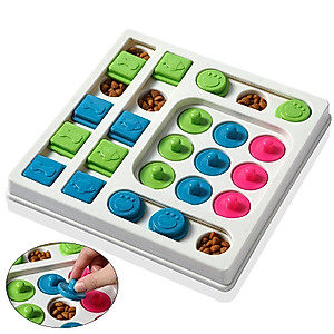 Smart Paws Interactive Pet Puzzle Toys (Level 2-3) Dog Slow Feeder,Dog Puzzle Feeder,Rabbit Toy… (Level 2)