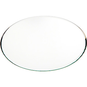 Plymor Round 3mm Beveled Glass Mirror, 6 inch x 6 inch (Pack of 6)