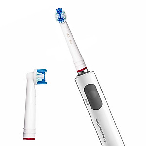 Flossing Action Replacement Brush Heads, Compatible with Braun Oral-B Electric Toothbrush - 4 Pack