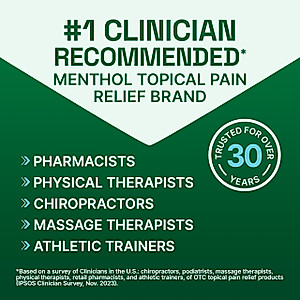 Biofreeze 11827 Roll-On Pain-Relieving Gel, 3 FL oz, Colorless Topical, Backache, Strains, Bruises, & Sprains