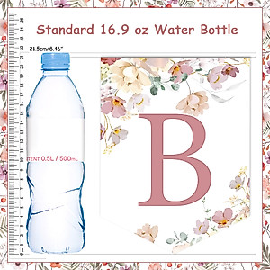 Baby in Bloom Baby Shower Decorations Girl - Floral Baby in Bloom Banner, Pre-Strung Flowers Baby Shower Banner for Wildflowers Boho Baby Shower Gender Reveal Birthday Party Supplies