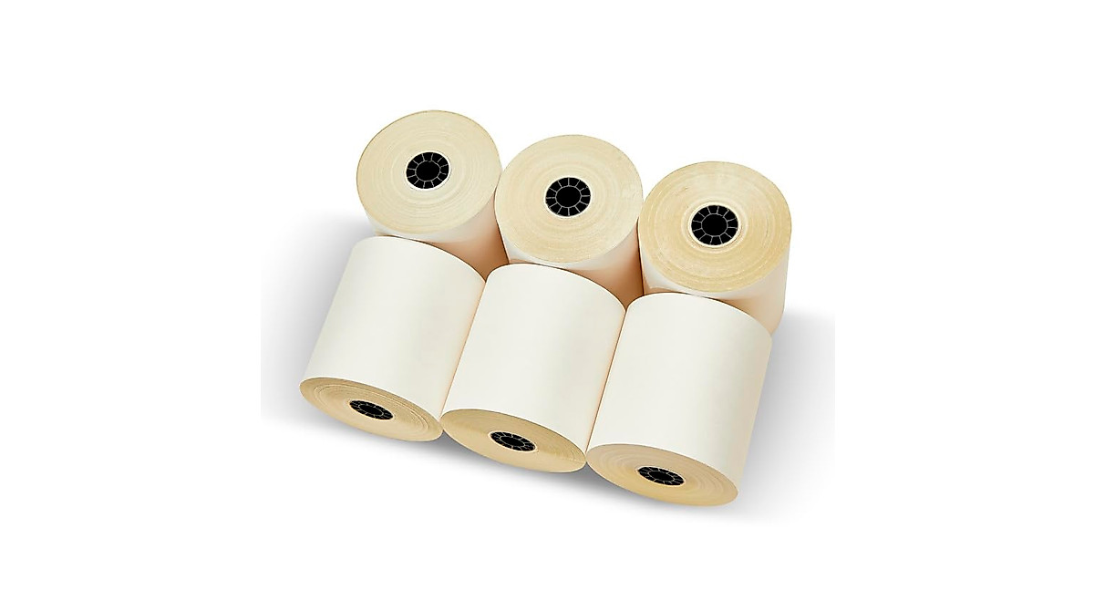 ShopSmart 25 Rolls Carbonless Kitchen Printer Paper