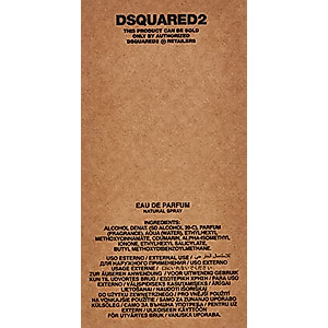 DSQUARED2 Original Wood for Men Eau de Parfum Spray, 3.4 Ounce