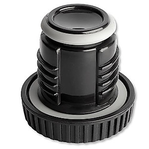 Isosteel Duo VA-9562DQ Vacuum-Insulated Thermos Flask with Quickstop Single-Hand Pouring System and 2 Screw-Off Drinking Cups 1.0 L 18/8 Stainless Steel