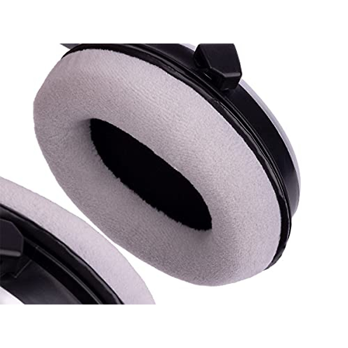 Monoprice Semi-Open Over Ear Wired Headphones, Low Deep Bass, Comfortable Headphones for Kids Teens Adults, for Smartphone, Computer, Laptop,Black