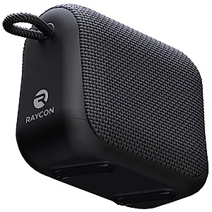 Raycon Everyday Speaker with Microphone IP67 Dustproof and Waterproof TWS Multilink Bluetooth 5.0 Portable Outdoor Wireless Speaker for Home, Outdoors, Travel (Carbon Black)