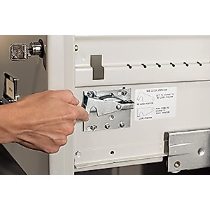 FireKing 4P1825CPA Patriot Insulated Four-Drawer Fire File, 17-3/4w x 25d x 52-3/4h, Parchment