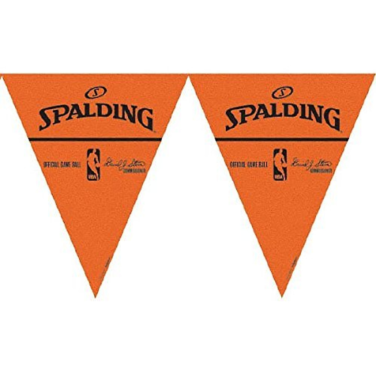 Spalding Pennant Banner - 12ft (Pack Of 6) - Perfect For Game Day & Sports-Themed Parties