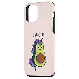 iPhone 12 mini Uni Cado - Unicorn Avocado Vegan Birthday Christmas gift Case