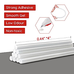 KeLDE Full Size Glue Gun Kit - 40W High Temperature Hot Glue Gun with 10pcs Glue Sticks for DIY & Craft projects, Home decor…