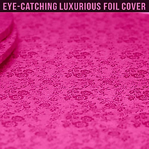 12 Inch Cake Boards - 4 Pack Cake Drums 12 Inch Dia - Disposable Pink Cake Board Circles - Reusable Round Cake Boards - Cake Base Cardboard Cake Rounds - Cake Decorating Supplies & Baking Supplies