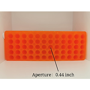 TQshop Tube Rack,Double Panel Microcentrifuge PCR Centrifuge Tube Holder, 60-Well,Pack of 2