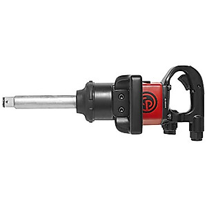 Chicago Pneumatic CP7783-6 Air Impact Wrench (1 Inch), 6 Inch Ext. Anvil, Air Gun Industrial Repair & Assembly Tool, D-Handle, Pinless Rocking Dog, Max Torque Output 1770 ft. lbf/2400 Nm, 2400 RPM
