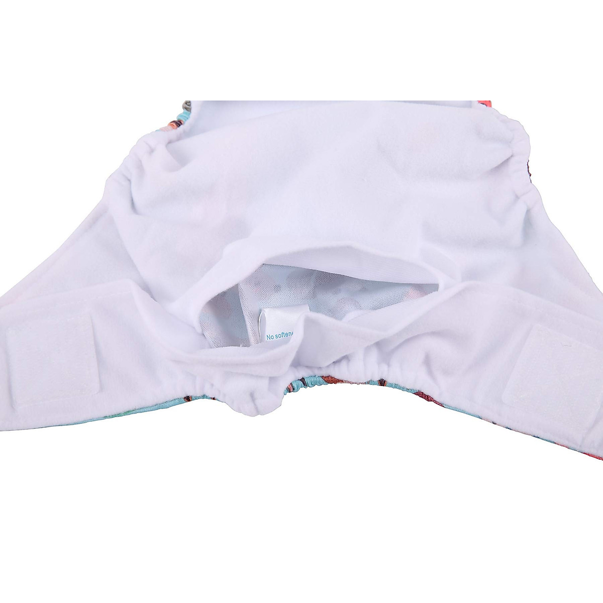 Baby Pocket Cloth Diaper Nappy Hook and Loop (Pineapples)