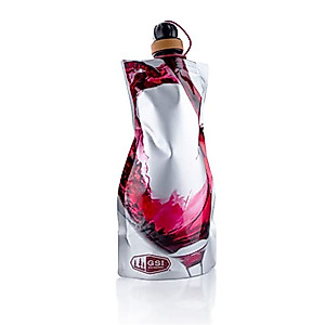 GSI Outdoors Soft-Sided Wine Carafe | 750 ml Wine Carafe for Travel, Camping, Festivals, Picnics, or Backyard | Wine Gift, Wine Accessories