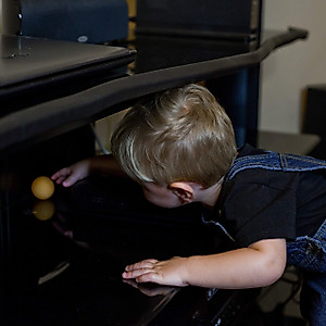 Furniture Edge and Corner Guards | 16.2ft +20.4ft Protective Foam Cushion |36ft Bumper 12 Adhesive Corners | Baby Child Proofing Set NonToxic and Safe for Table, Fireplace, Countertop | Black