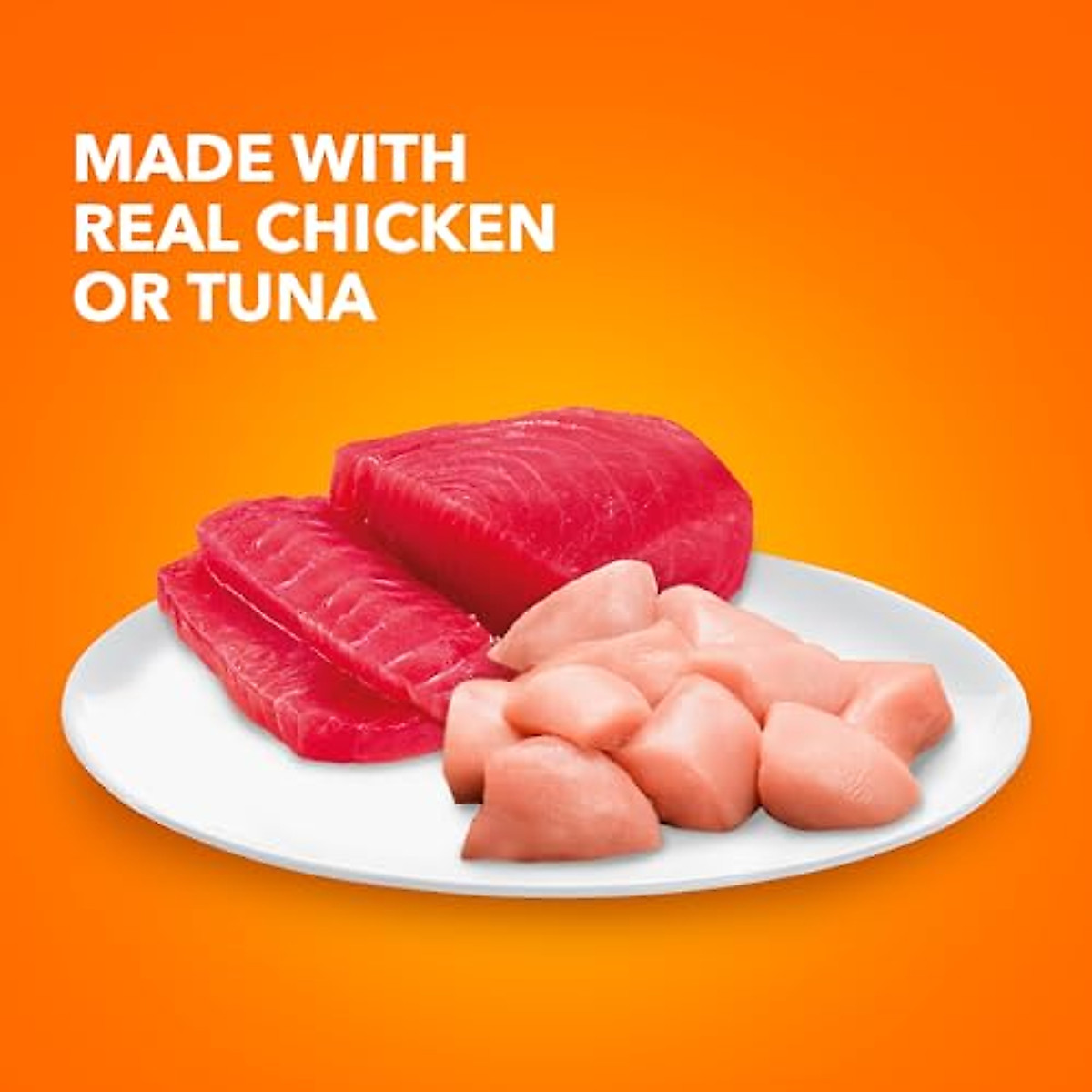 IAMS Perfect Portions Healthy Adult Wet Cat Food with Chicken and Tuna Recipe Variety Pack, Easy Peel Twin-Pack Trays, Pack of 24 (48 Total Servings)