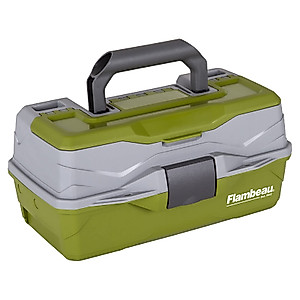 Flambeau Outdoors Hard Tackle Boxes Flambeau 6381TB 1- Tray Hard Tacklebox-Green