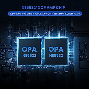 AIYIMA H1 Portable Mini Headphone Amplifier 3.5mm Stereo Audio HiFi Ear Amp Support Impedance 16-300Ω Headset for MP3/MP4 /Phones/Digital Players/Tablets/Computers