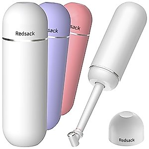 Redsack Portable Travel Bidet for Women or Men, Peri Bottle Postpartum, Camping Handheld Bidet Sprayer (White)