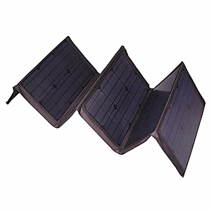 GGX ENERGY 120W Foldable Solar Panel Camping Kit Ultralight Portable Solar Charger with Solar Controller for 12V Battery Laptop