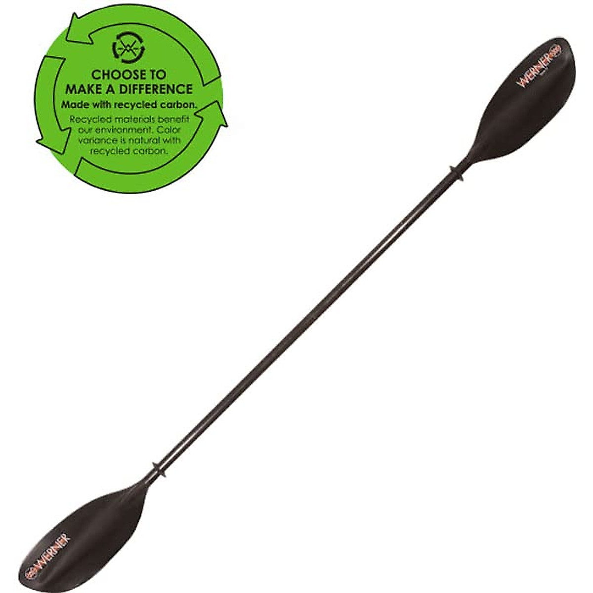 Werner Tybee 2-pc Carbon-Reinforced Kayak Paddle-220cm