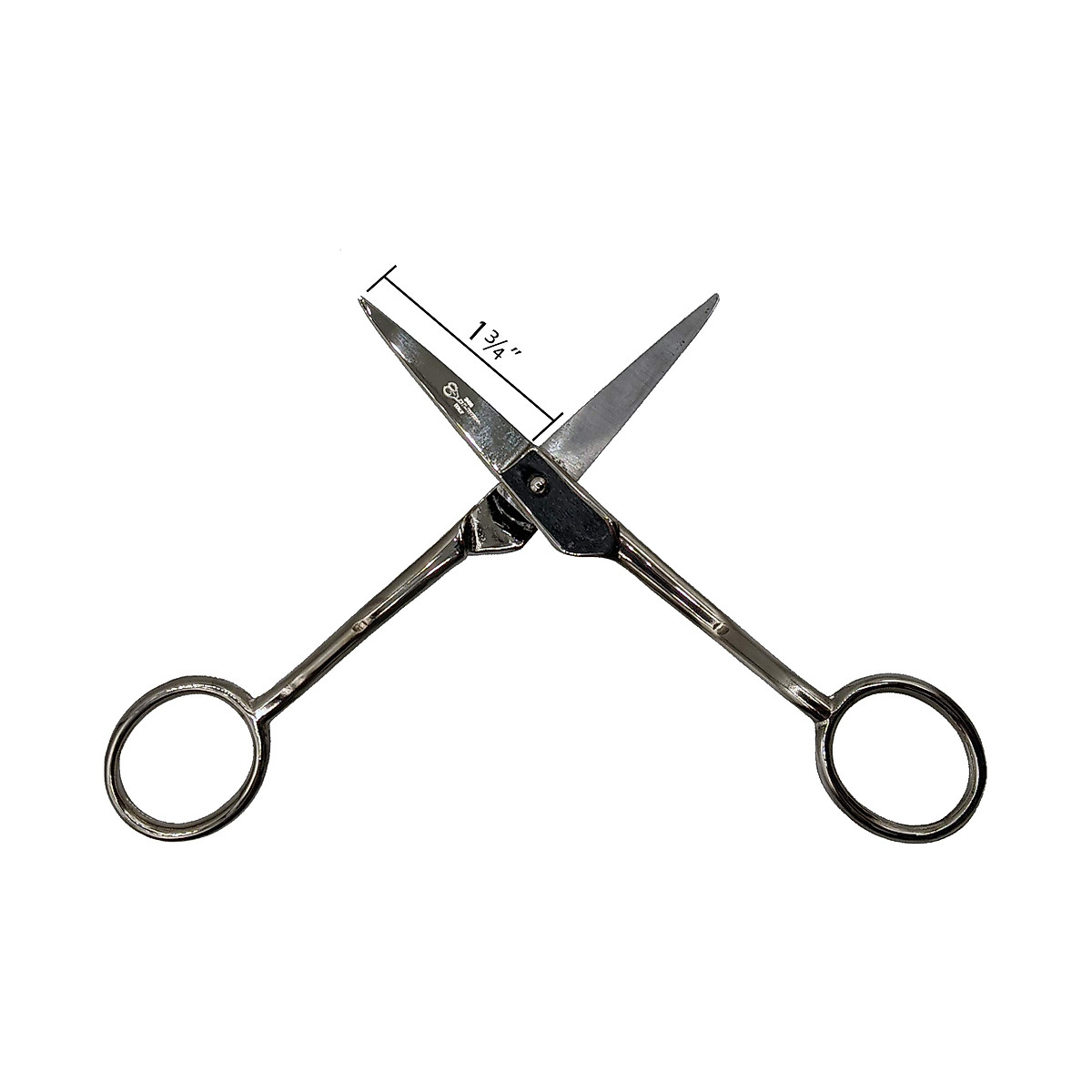 Ultima 6 Inch Embroidery & Applique Scissors – Drop Forged Carbon Steel Embroidery Sheers, Double Curved, Chrome Plated & Made in Italy