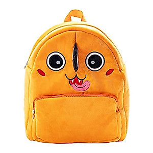 Elallin Cute Bag Anime Backpack Chainsaw Dog Embroidered Bag Daypack for Women Men Accessory Birthday Gift