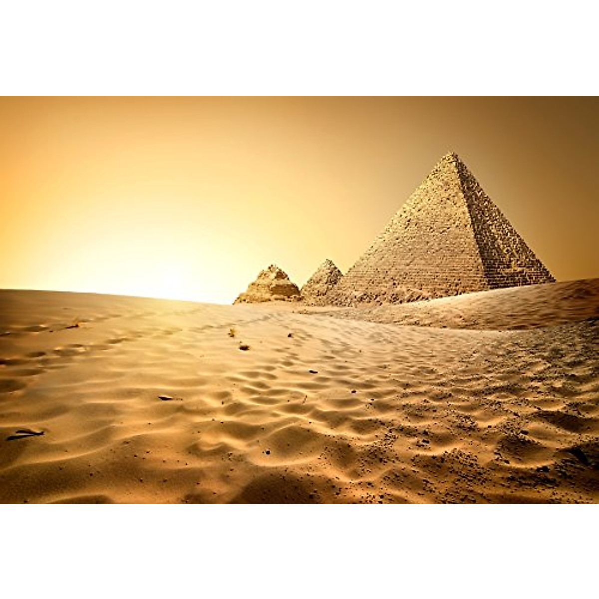 LFEEY 5x3ft Egyptian Pyramids Backdrop Egypt Ancient Architecture Ruins Photography Background Sky Clouds Photo Studio Props Adult Boy Girl Artistic Portrait Nature Scenic Vinyl Wallpaper