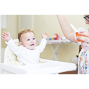 Dadouman Inflatable & Reversible Supporting Cushion for IKEA Antilop High Chairs & Wooden High Chairs, Inflatable Cushion Insert Included (Flags)