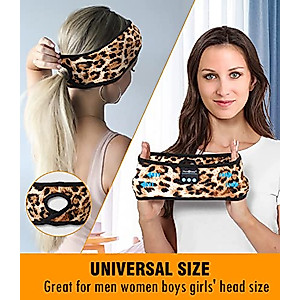 MUSICOZY Sleep Headphones Bluetooth Sports Headband, Wireless Music Sleeping Headphones Sleep Eye Mask Earbuds for Side Sleepers Workout Running Insomnia Travel Yoga Office, Pack of 2