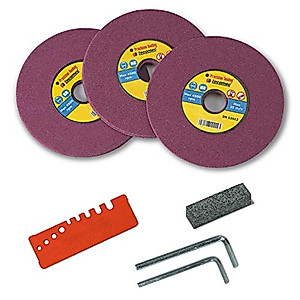 Tecomec Super Jolly Bench Mounted Chain Grinder (120V) with Hydraulic Clamp 115