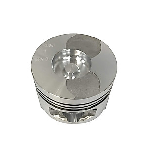 POWER PRODUCTS Aluminum Alloy Piston & Piston Ring Pin Clip Kit for 186FA 186FAE 418CC 10HP Diesel Engine Diameter 86MM Height 78 MM