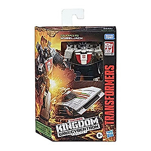 Transformers Toys Generations War for Cybertron: Kingdom Deluxe WFC-K24 Wheeljack Action Figure - Kids Ages 8 and Up, 5.5-inch