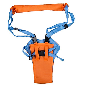 Adjustable Baby Walker Toddler Walking Assistant Harness Hand-Held Baby Walking Learning Helper Breathable Infant Leashe Walking Belt for for 0-24 Month Unisex Children